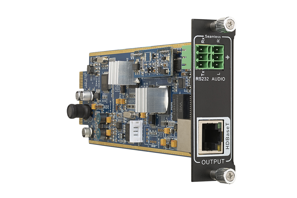 Flexible One Output HDBaseT 1080p card with Audio